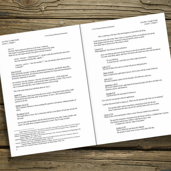 HEBREWS PART 1-WRITTEN LEADER GUIDE – Precept